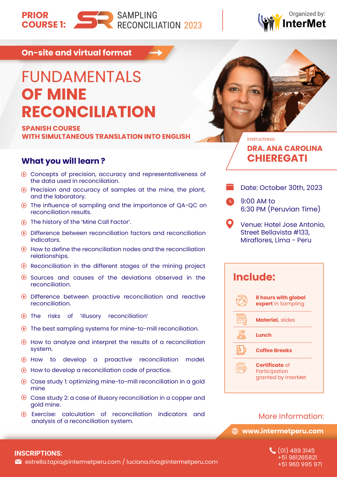 FUNDAMENTALS OF MINE RECONCILIATION - Intermetperu